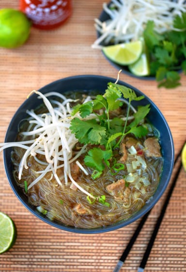 Vegan Pho Bo (Vietnamese Faux-”Beef” Noodle Soup)