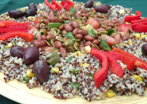 Composed Quinoa Salad Platter