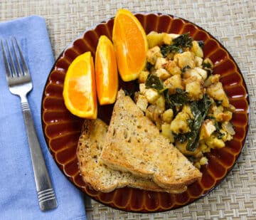 Tofu and Potato Hash Browns