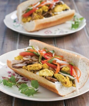 Scrambled Tofu Breakfast Bahn Mi