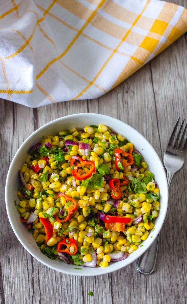 Quick and Easy Fresh Corn Salad | VegKitchen