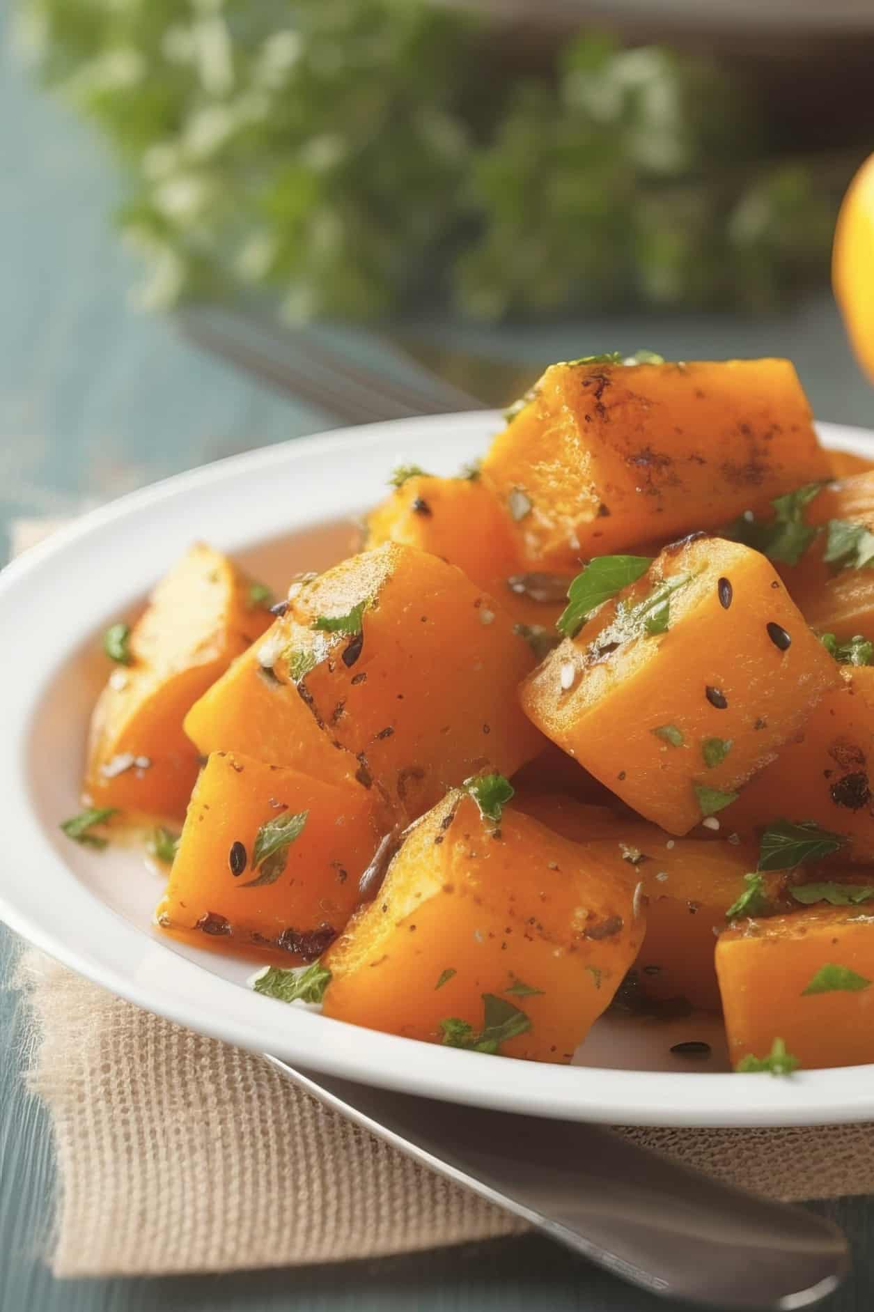 Maple Glazed Butternut Squash – from VegKitchen! – healthylivingportal.com