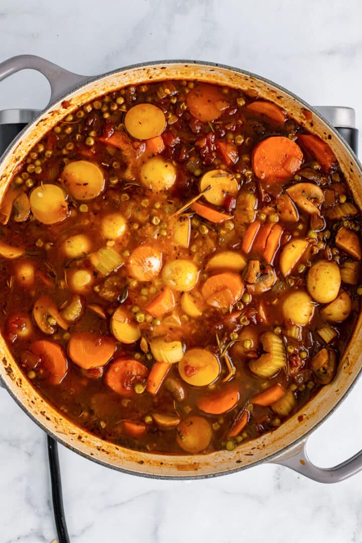 Old-Fashioned Vegan Stew - Simple Cozy Meal - VegKitchen