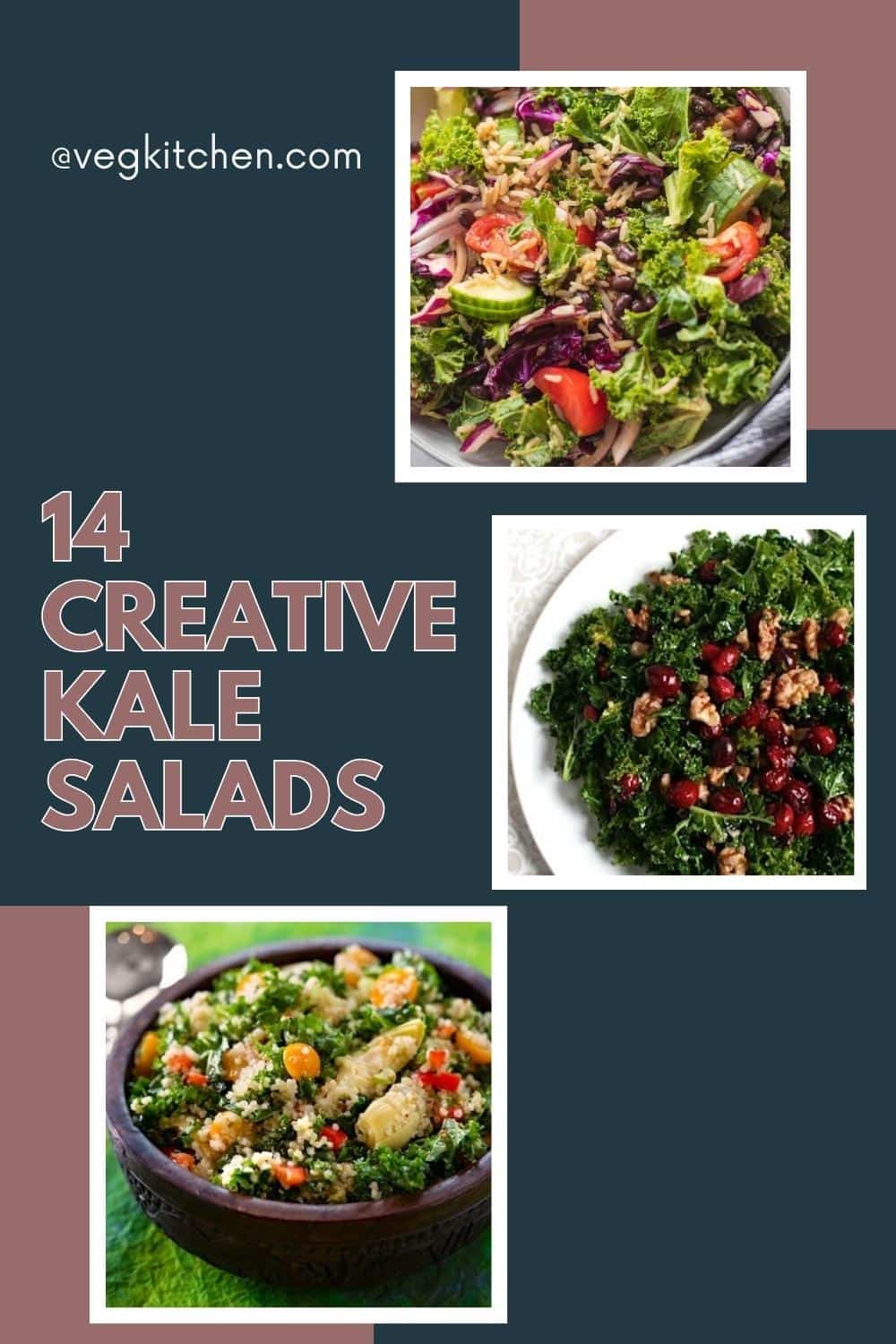 14 Creative Kale Salads - Vegan recipes by VegKitchen