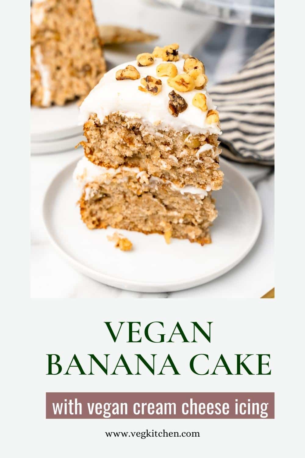 Vegan Banana Cake - Vegan recipes by VegKitchen