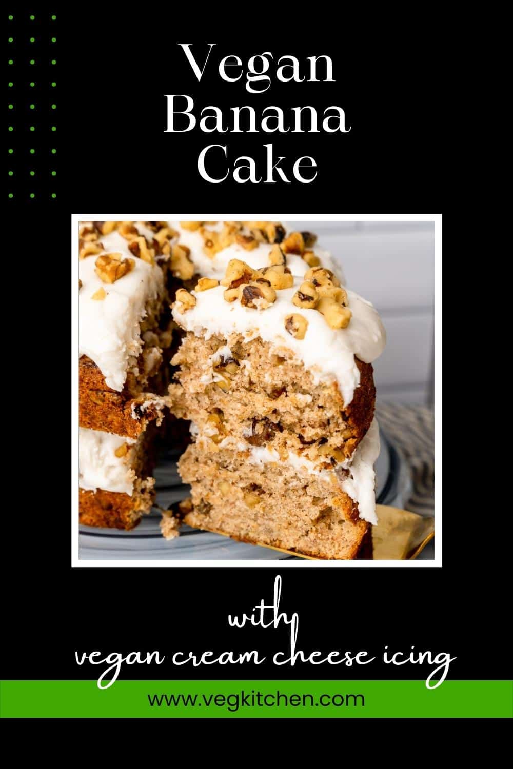 Vegan Banana Cake - Vegan recipes by VegKitchen