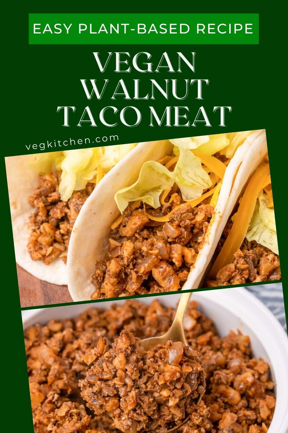 Vegan Walnut Taco Meat - from VegKitchen!