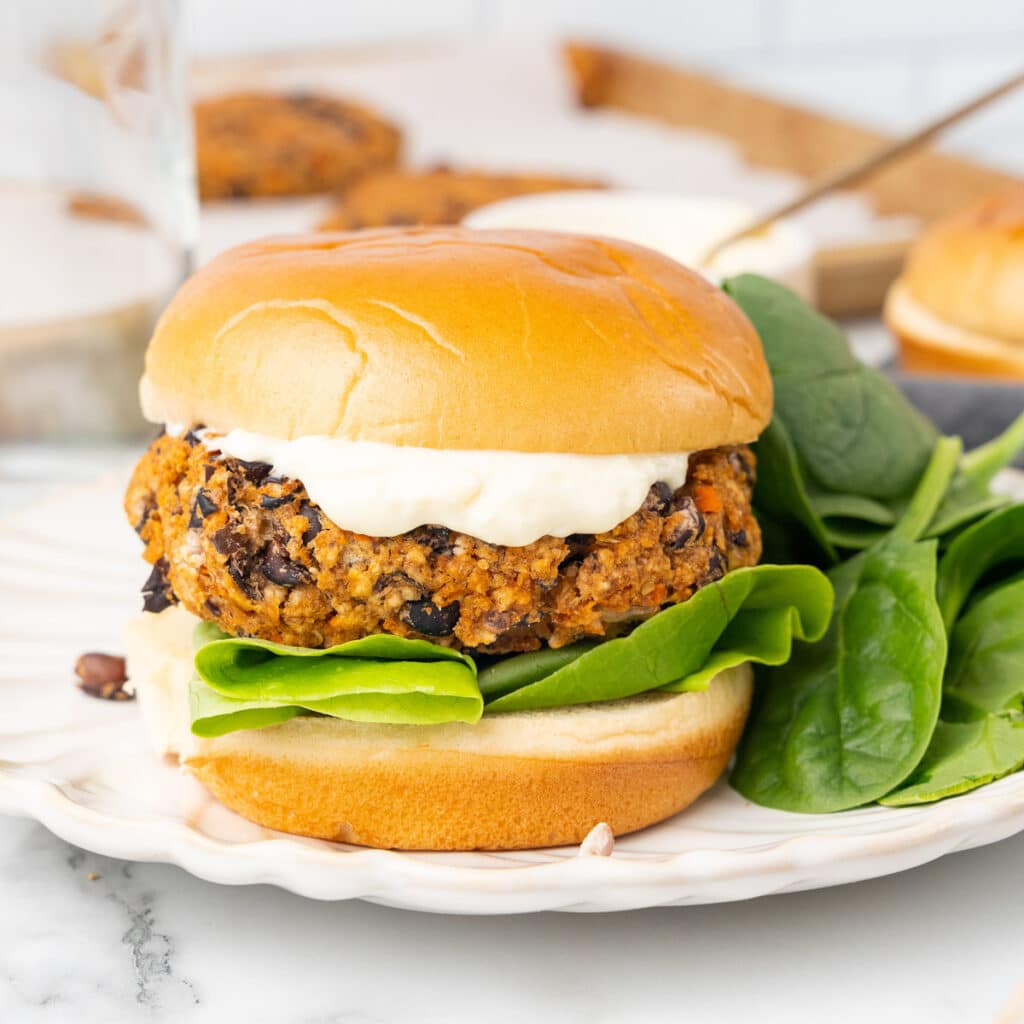 Chipotle Black Bean Burgers (Vegan) - Vegan recipes by VegKitchen